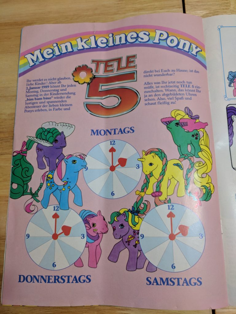 German Pony Comic Advertisements – Fakie Spaceman