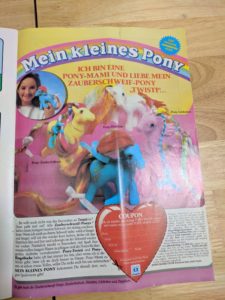 German Pony Comic Advertisements – Fakie Spaceman