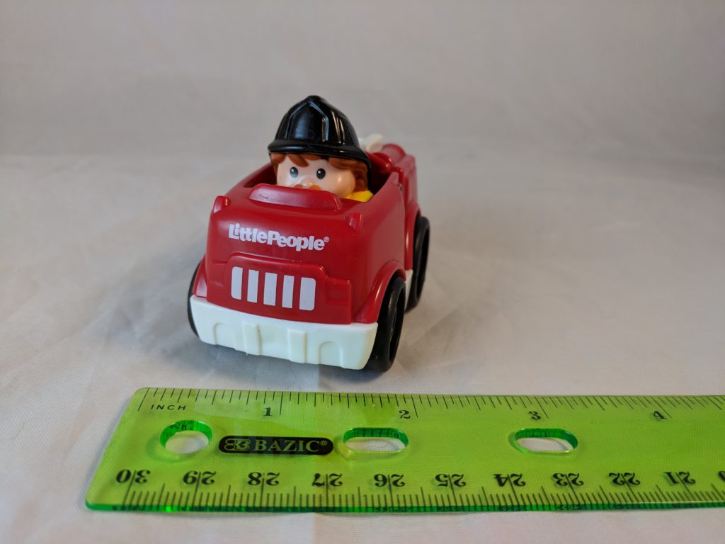 Fisher-Price Little People Firefighter in Fire Engine Truck, 2009 ...