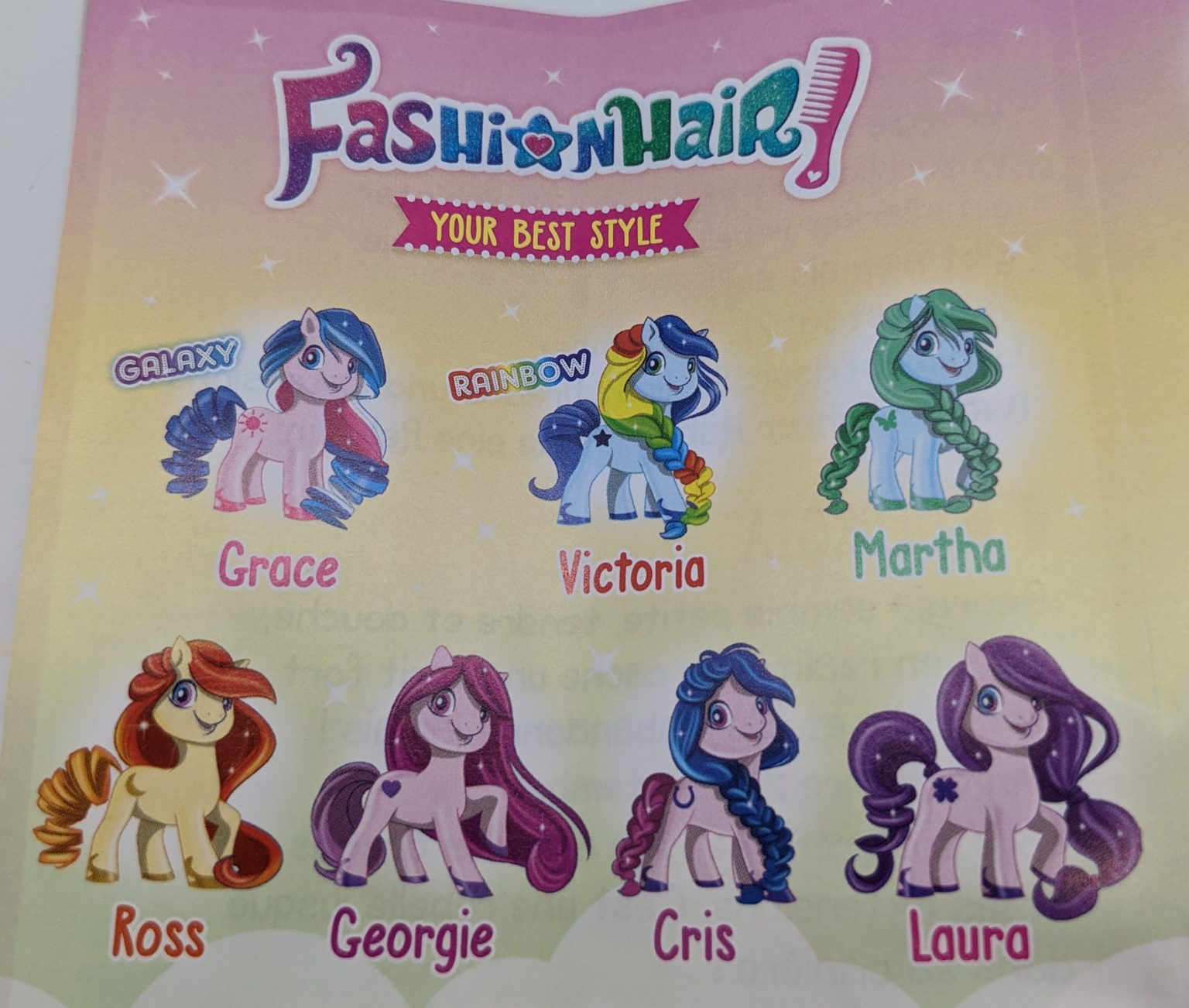 Fashion Hair (Panini) – Fakie Spaceman